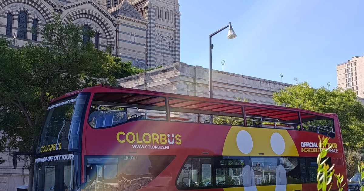 Marsilya: Şehir Turu Hop-On Hop-Off Otobüs Turu | GetYourGuide