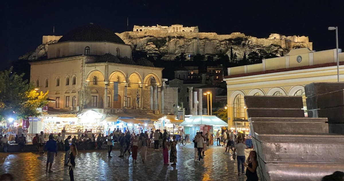 NIGHT WALK THROUGH PLAKA, MONASTIRAKI AND ANAFIOTIKA | GetYourGuide